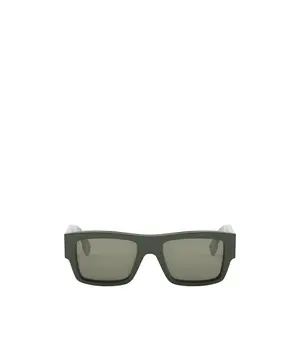 Fendi Rectangular Frame Sunglasses - Black