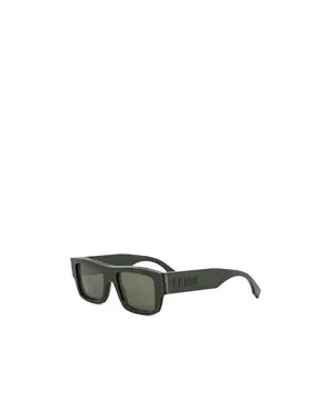 Fendi Rectangular Frame Sunglasses - Black