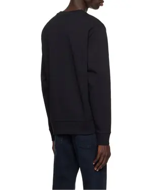 Hugo Boss Logo Print Crewneck Sweatshirt - Black