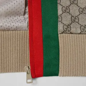 Gucci Monogrammed Zip-up Jacket - Beige/ebony