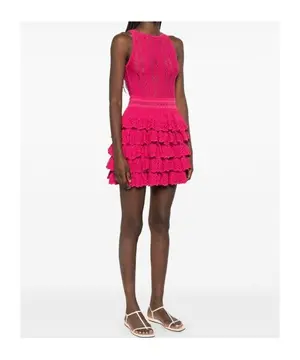 ANTONINO VALENTI Sleeveless Tiered Dress