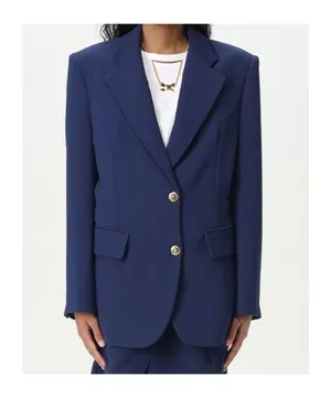 Elisabetta Franchi Single-breasted Oversized Jacket