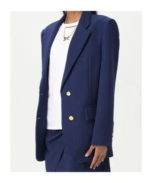 Elisabetta Franchi Single-breasted Oversized Jacket