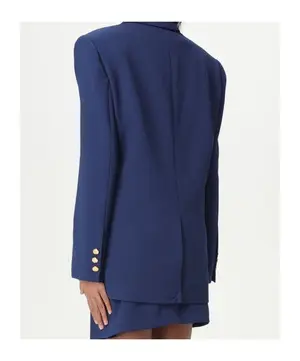 Elisabetta Franchi Single-breasted Oversized Jacket