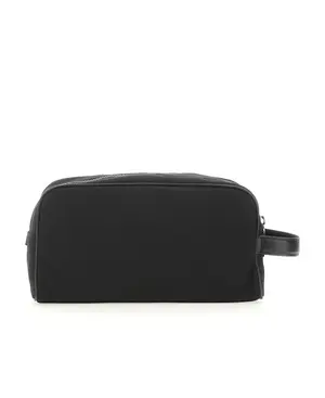Dolce & Gabbana Dolce Gabbana Logo Printed Beauty Case - Black