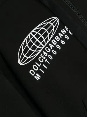 Dolce & Gabbana Printed Cotton Hoodie