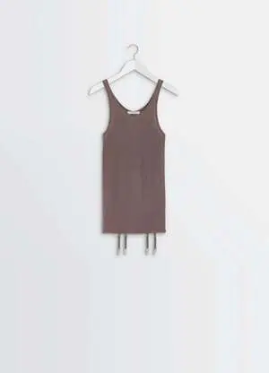 LEMAIRE Ribbed Knit Tank Top