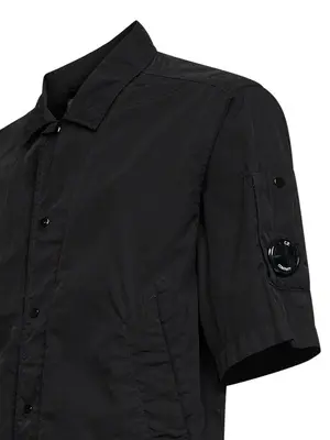 C.P. COMPANY Pointed Collar Short-sleeved Shirt