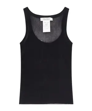 Max Mara Sleeveless Ribbed Top
