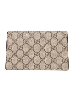 Gucci Dionysus Gg Supreme Super Mini Shoulder Bag - Brown