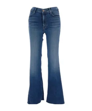 MOTHER Lil Doozy Fray Flared Jeans - No