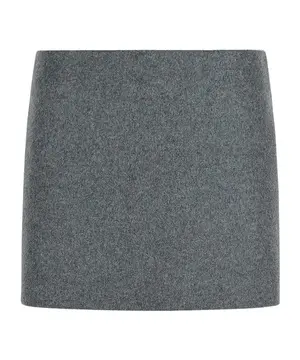 Sportmax Darted Wool Skirt - Grey