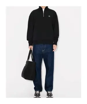 Kenzo Boke Flower 2.0 Embroidered Half-zip Sweatshirt