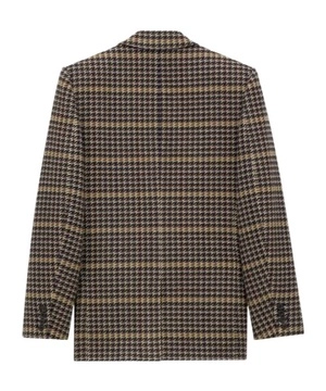 Saint Laurent Double-breasted Houndstooth Blazer