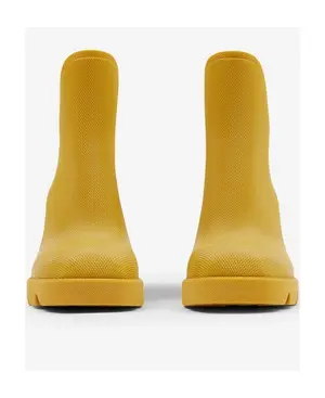 Burberry Marsh Slip-on Ankle Boots With Checked Lining - Yellow