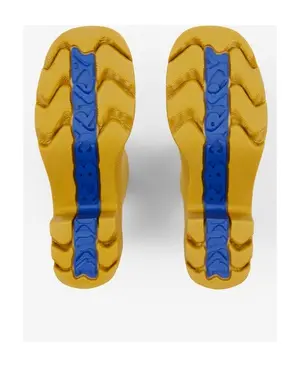 Burberry Marsh Slip-on Ankle Boots With Checked Lining - Yellow