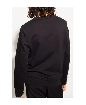 Alexander McQueen Graphic-print Crewneck Sweatshirt - Black