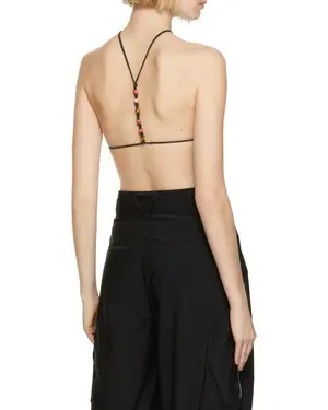 Bottega Veneta Beaded Halter Neck Top