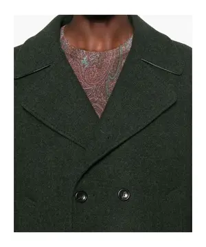 Etro Double-breasted Peacoat