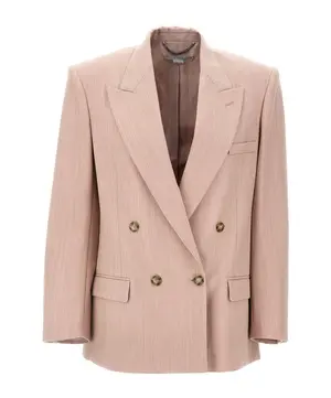 Stella McCartney Oversized Double-breasted Blazer - Nude
