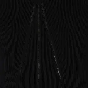 Alexander McQueen Ribbed Flared Mini Dress
