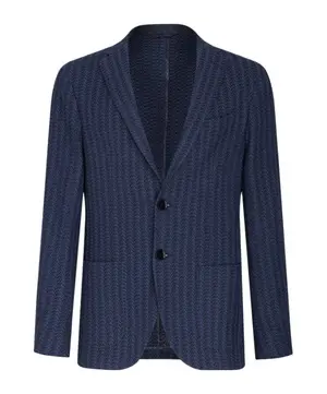 Etro Single Breasted Striped Blazer
