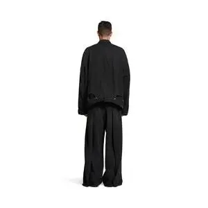 Balenciaga Deconstructed Straight Hem Denim Jacket