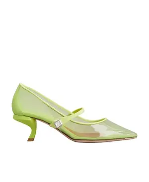 ROGER VIVIER Virgule Babies Pumps In Pvc - Nude