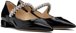 JIMMY CHOO Bing Pointed-toe Flats