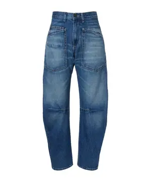 NILI LOTAN Belted Jeans