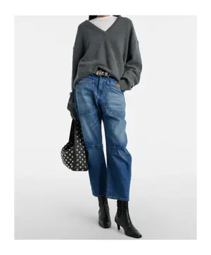 NILI LOTAN Belted Jeans