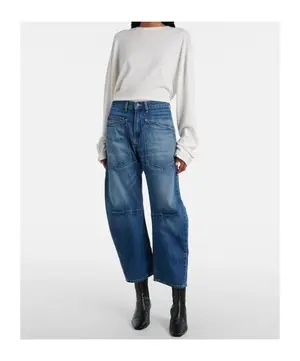 NILI LOTAN Belted Jeans
