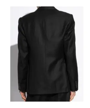 Dries Van Noten Long-sleeved Suit Coat - Black