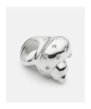 Versace Icons De La Mer Embellished Ring
