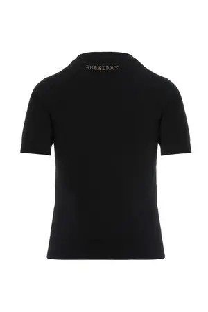 Burberry Deer Intarsia Wool-cashmere Top