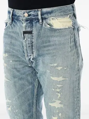 Fear Of God Straight-leg Frayed-edge Jeans
