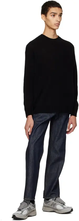 Auralee Regular Fit Jeans - Black