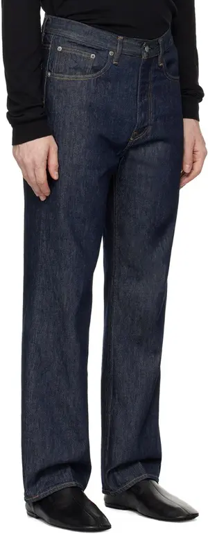 Auralee Regular Fit Jeans - Black