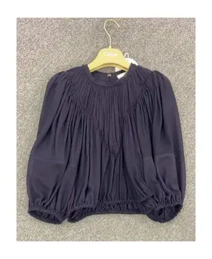 Chloé Long-sleeved Pleated Blouse