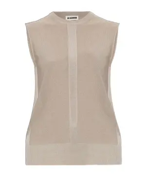 JIL SANDER Sleeveless Crew-neck Vest