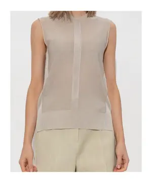 JIL SANDER Sleeveless Crew-neck Vest