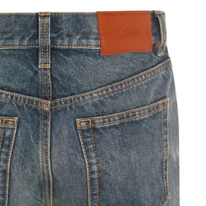 Chloé Logo Patch Straight-leg Jeans - No