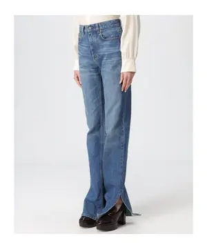 Chloé Logo Patch Straight-leg Jeans - No