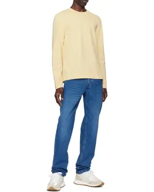 AMI Paris Classic Fit Jeans With Logo Patch