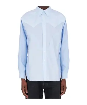MAISON MARGIELA Striped Shirt - Blue