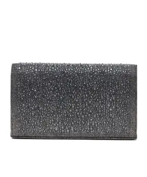 DIESEL® 1dr Crystal Embellished Denim Wallet