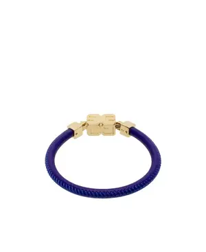 Givenchy G Cube Leather Bracelet - Blue