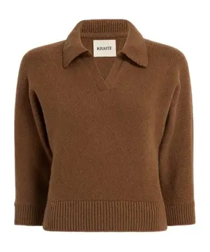 Khaite Herve V-neck Polo Jumper - Feng