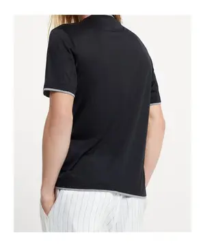 Brunello Cucinelli Double Layer Crewneck T-shirt - Black