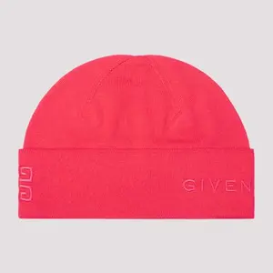 Givenchy Logo Embroidered Beanie